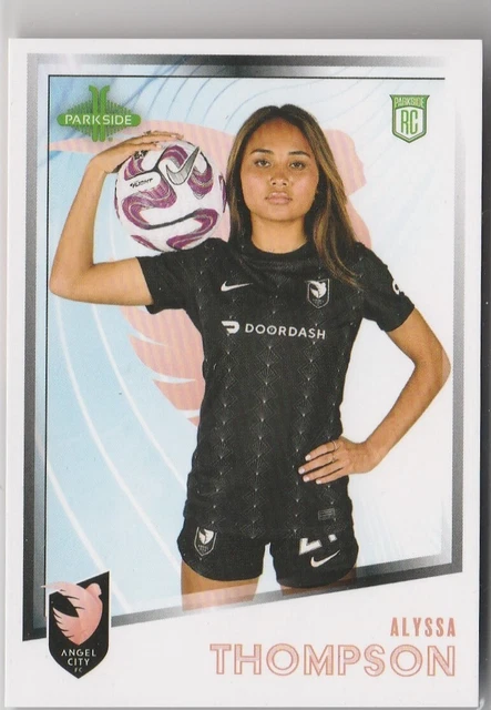 ALYSSA THOMPSON 2023 Angel City FC #158 Parkside Vol. 1 carte recrue ...