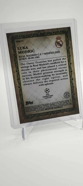 2022-23 LUKA MODRIC Real Madrid Topps Merlin's Masters EUR 7,49 ...
