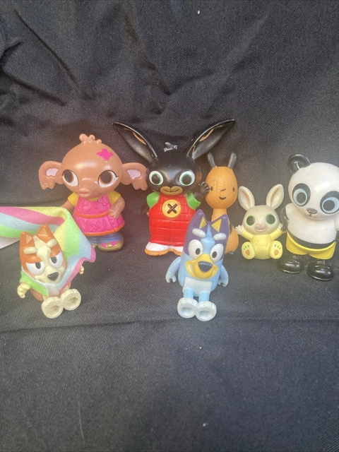 CBEEBIES BING BUNNY Toy Figures & Bluey & Bingo Toy Figures £6.20 ...