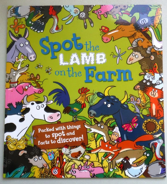SPOT THE LAMB Illustrated Book-Alexandra Koken-Qed £3.50 - PicClick UK
