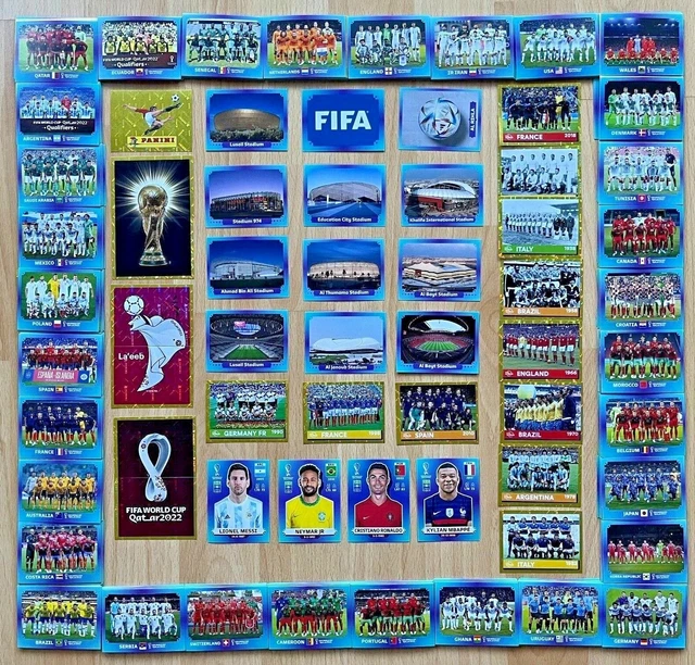 CHOOSE 100 STICKERS from all 670 - Panini World Cup 2022 FIFA World Cup Qatar £28.51 - PicClick UK
