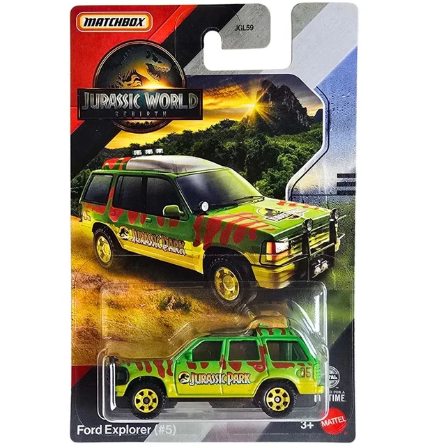 FORD EXPLORER JURRASIC Park Mattel Matchbox Jurassic World Rebirth #5 ...