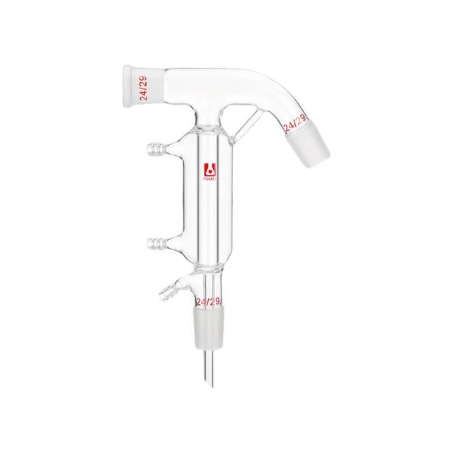 CHEMISTRY LAB GLASSWARE: Portable Distillation Head with Custom Joint ...