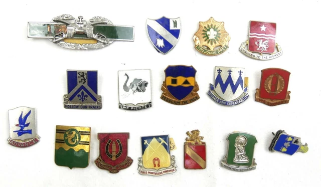 UNIT CRESTS, US-ARMY Einheitsabzeichen ORIGINAL old EUR 160,00 ...
