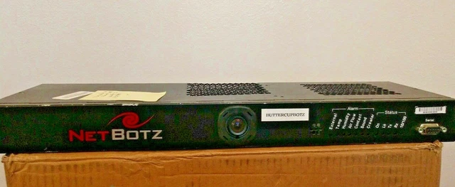 VINTAGE NETBOTZ RACK Mount Security/Environment Monitoring w Power + 4 ...