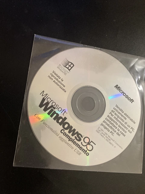 MICROSOFT WINDOWS 95 Cd Originale EUR 18,00 - PicClick FR
