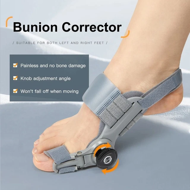EINSTELLBAR HALLUX VALGUS Richter Große Knochen zehe Fuß pflege EUR 12 ...