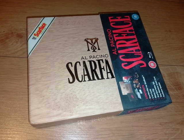 SCARFACE CIGAR BOX Bluray Steelbook, limited edition, COMPLETE £63.11 ...