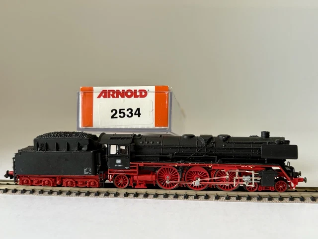 ARNOLD 2534 DAMPFLOK BR 01 088-4 DB Lokomotive OVP Faulhaber Spur N Lok ...