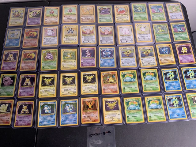 HOLO RARE VINTAGE POKEMON CARD LOT Authentic 1999 WOTC NM / MINT EUR 50,62 - PicClick FR