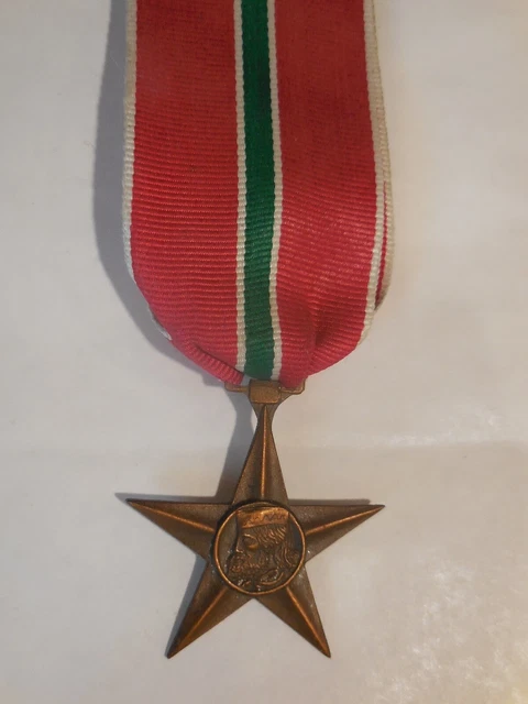 MEDAGLIA STELLA BRIGATE Garibaldi guerra di liberazione partigiani 1943 ...