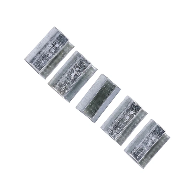 METAL STRAPPING BUCKLE Galvanized Steel Packaging Open Seals For 16mm ...