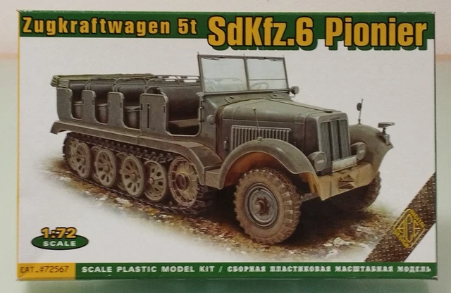 ACE 72567 - 1:72 Zugkraftwagen 5t SD.Kfz. 6 Pionier EUR 12,00 - PicClick DE