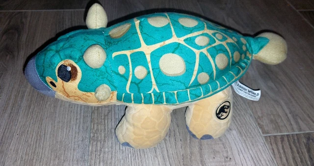 JURASSIC WORLD CAMP Cretaceous Dinosaur Bumpy Ankylosaurus Plush Soft ...