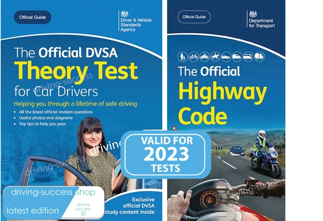 DVSA DRIVING TEST Car Theory Book and Latest Highway Code Book £18.50 ...
