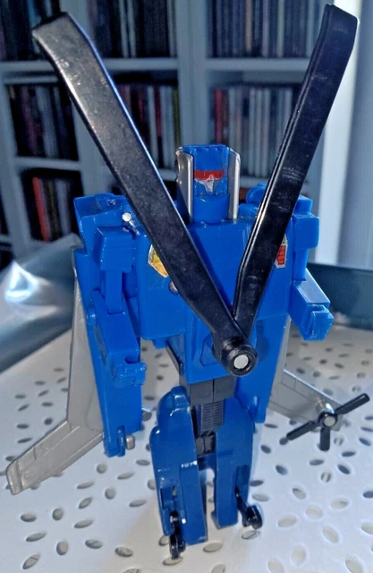 TRIPLEX ELICOTTERO ROBOT Jet Transformers Robot Vintage 80 No Takara ...