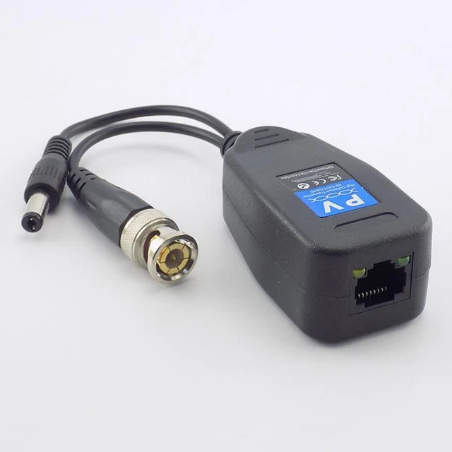 FOR CCTV VIDEO Camera Connectors Balun Transceiver CCTV Connector ...