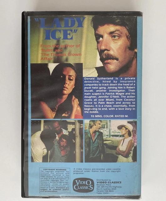 LADY ICE [VHS] Video Classics Big Box Ex-Rental Tape 1973 Jennifer O ...