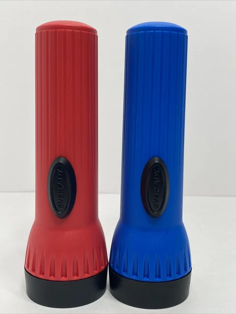 VINTAGE RETRO PLASTIC Eveready Flashlight Torch Light Made In USA Lot ...
