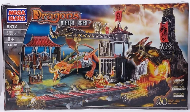 MEGA BLOKS CONSTRUX Dragons Metal Ages Odaku Armory 9812 NEW SEALED ...
