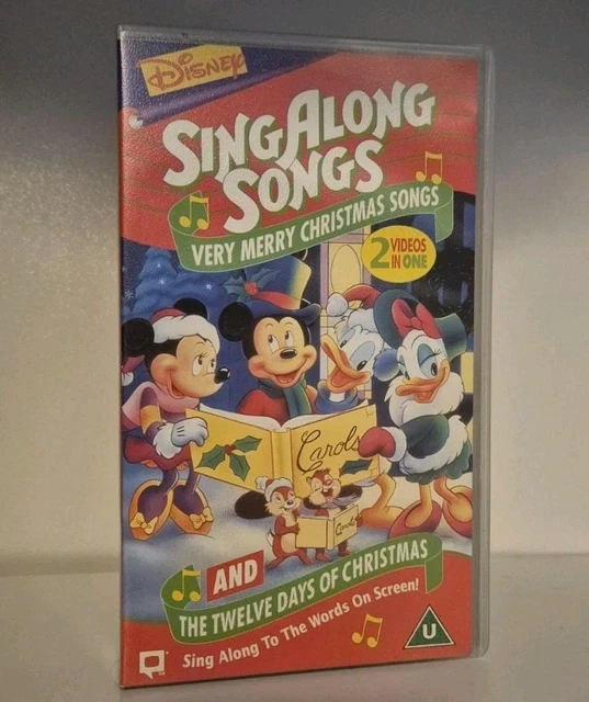 DISNEY SING ALONG Songs Very Merry Christmas + 12 Twelve Days Of ...