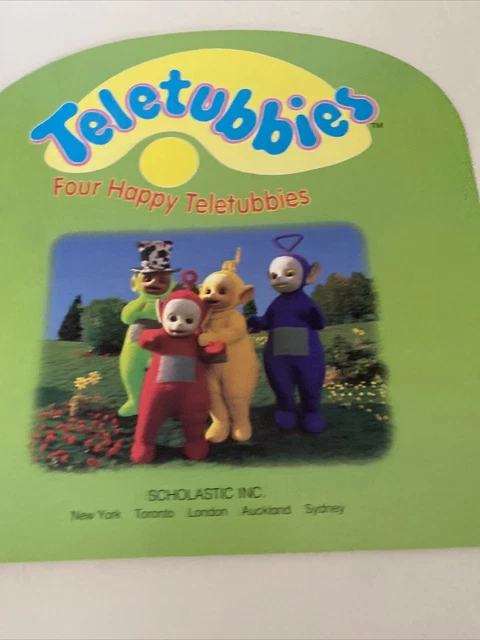 VINTAGE TELETUBBIES FOUR Happy Teletubbies Book Softcover 1998 ...