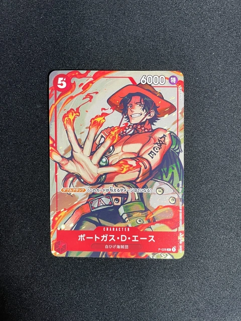 ONE PIECE TCG Japanese - Portgas D. Ace P-028 Promo - Promotion Pack Vol. 2 - NM $4.99 - PicClick CA