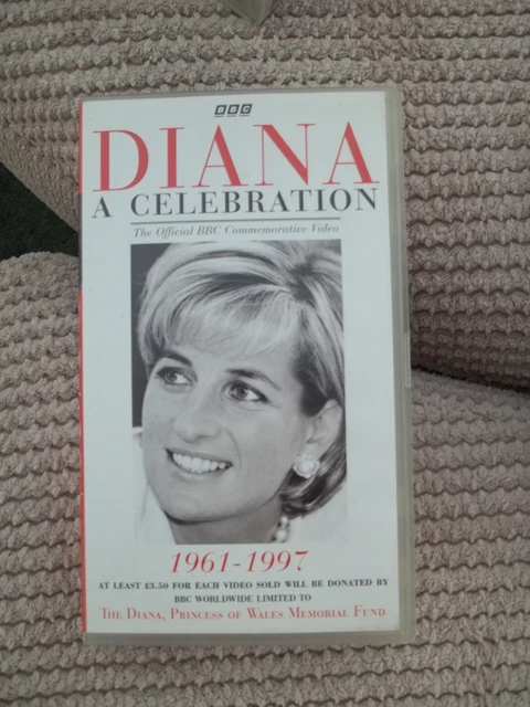 PRINCESS DIANA VHS x2 BBC A Celebration 1961-1997 & legacy royal ...