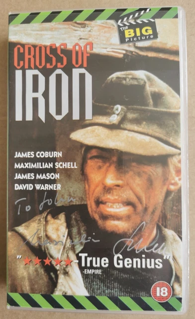 MAXIMILIAN SCHELL SIGNED Cross of Iron VHS £29.99 - PicClick UK