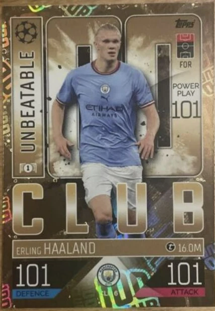 MATCH ATTAX EXTRA 22-23 2023 Erling Haaland Unbeatable 100 Club £0.99 ...