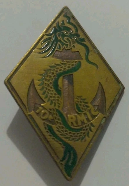 INSIGNE MILITAIRE 10° Régiment Mixte D'infanterie Coloniale INDOCHINE EUR 10,00 - PicClick FR