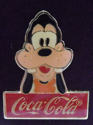 1986 DISNEY COKE 15th Anniversary Coca Cola Goofy Superstars LE Pin ...