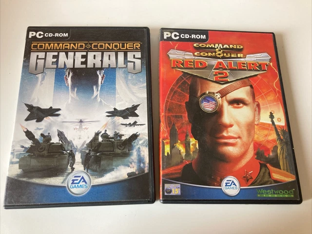 COMMAND & CONQUER Generals & Red Alert 2 pz con manuale EUR 11,65 ...