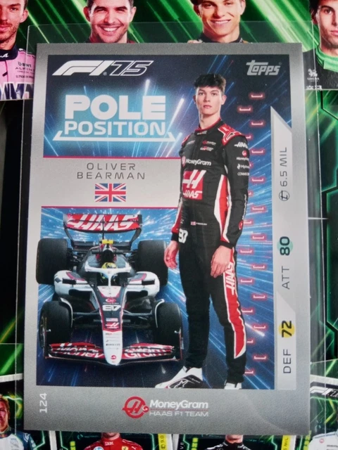 F1 TURBO ATTAX 2025 - Oliver Bearman - Lightning Lids - LL7 - India Version EUR 1,80 - PicClick FR