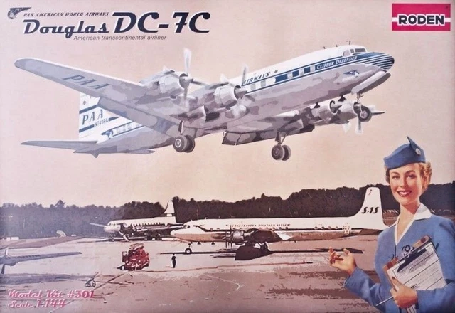 DC-7C PAN AMERICAN World Airways (Paa) EUR 21,00 - PicClick FR