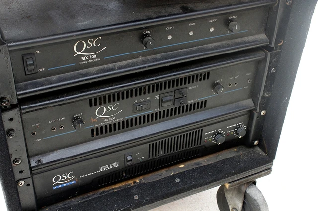 QSC MX 2000 - Pro Stereo 2 Channel 650w Dual Power Amplifier $500.00 ...