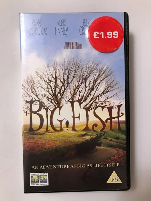 BIG FISH - VHS VIDEO TAPE (2003) Tim Burton, Ewan McGregor, Albert ...