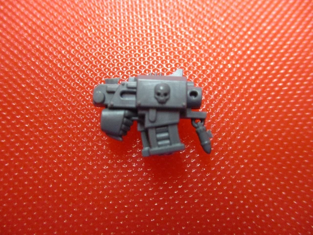 WARHAMMER 40K SPACE Marine Space Marine Devastator servo teschio x1 bit ...