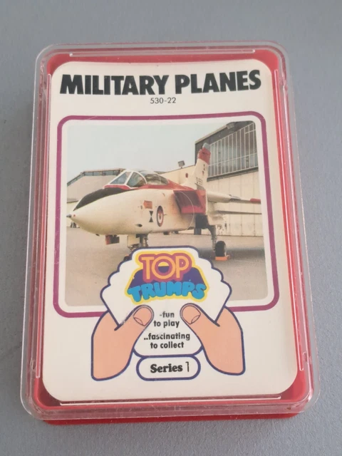 VINTAGE 1970'S TOP Trumps Series 1 Military Planes(32 Cards+Promo Cards ...