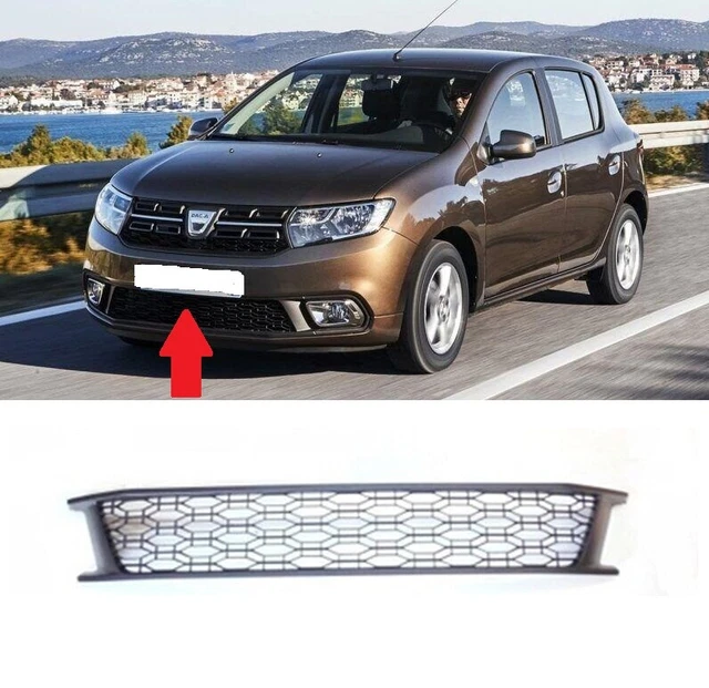 NEW FRONT BUMPER Lower Center Mesh Grille Dacia Logan Sandero 17-20 £54 ...