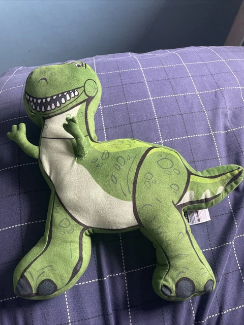 DISNEY PIXAR TOY Story Rex Dinosaur T-Rex RAWR! Plush Soft Toy Pillow ...