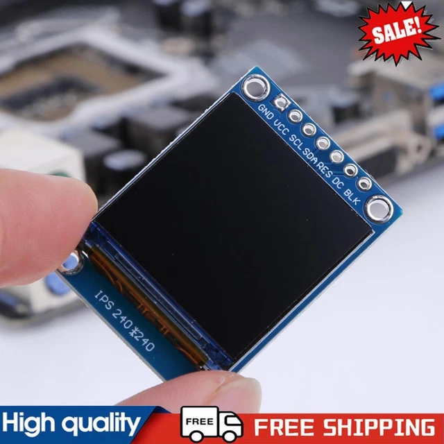 1.3 INCH RGB TFT LCD Board SPI Interface ST7789 3.3V 240x240 Pixels for Arduino £5.51 - PicClick UK