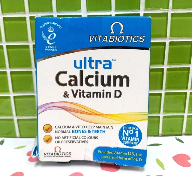 VITABIOTICS ULTRA CALCIUM & Vitamin D 30 Tablets £1.70 - PicClick UK