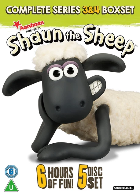 SHAUN THE SHEEP 3&4 Boxset (DVD) Justin Fletcher John Sparkes Richard ...