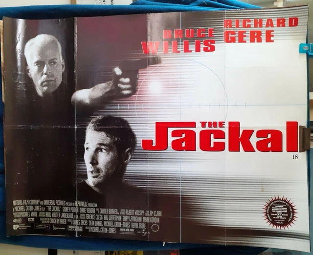THE JACKEL BRUCE Willis Ricjard Gere Original Quad Cinema Poster £9.99 ...