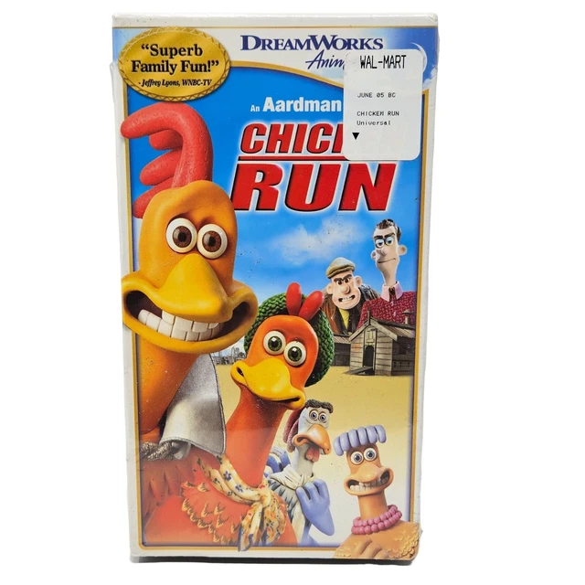 NEW CHICKEN RUN VHS Tape Claymation Childrens Kids Movie 2000s ...