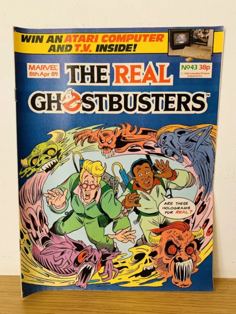COMIC - CLASSIC Marvel UK The Real Ghostbusters No #43 8th April 1989 ...