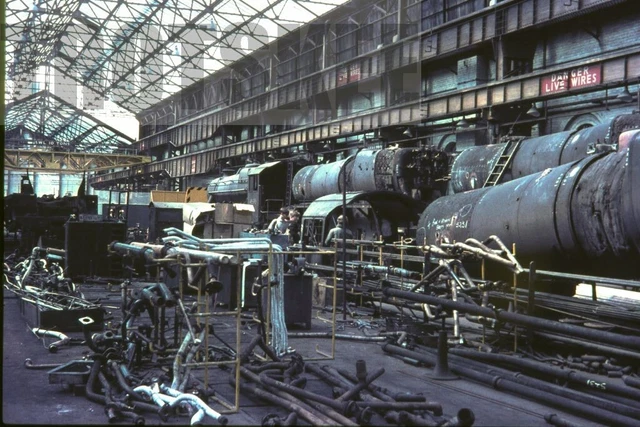 35MM SLIDE BR British Railways Scene View Crewe Works 1966 Original £13 ...