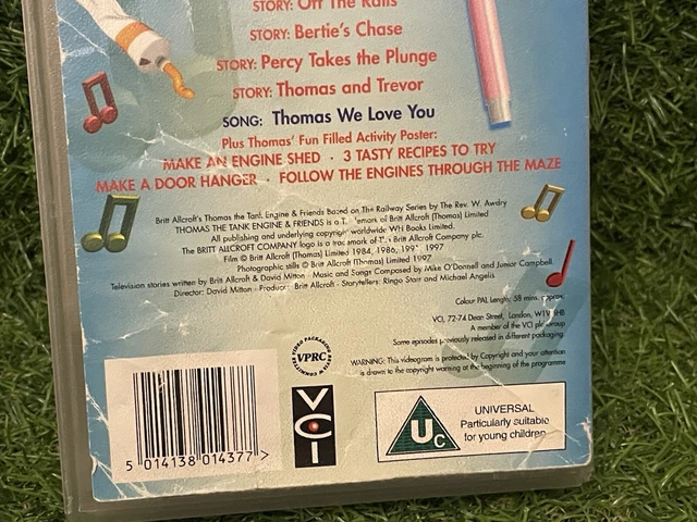 THOMAS THE TANK Engine & Friends Playtime Vhs Video - Stories Sing ...