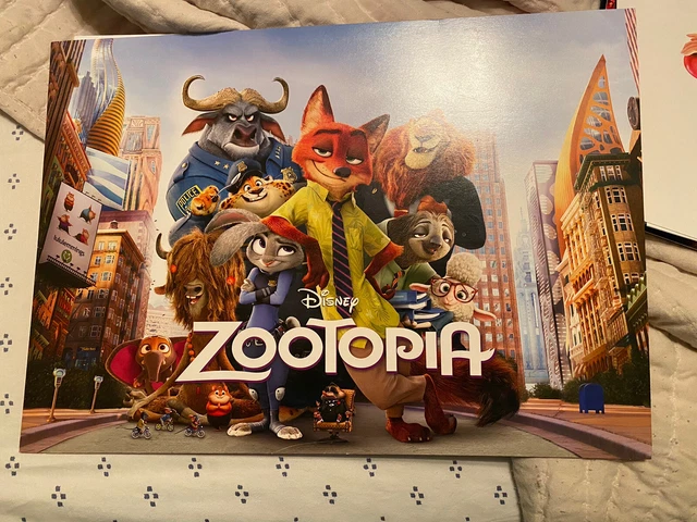 DISNEY ZOOTOPIA DISNEY Store Exclusive Commemorative Lithograph Set £13 ...